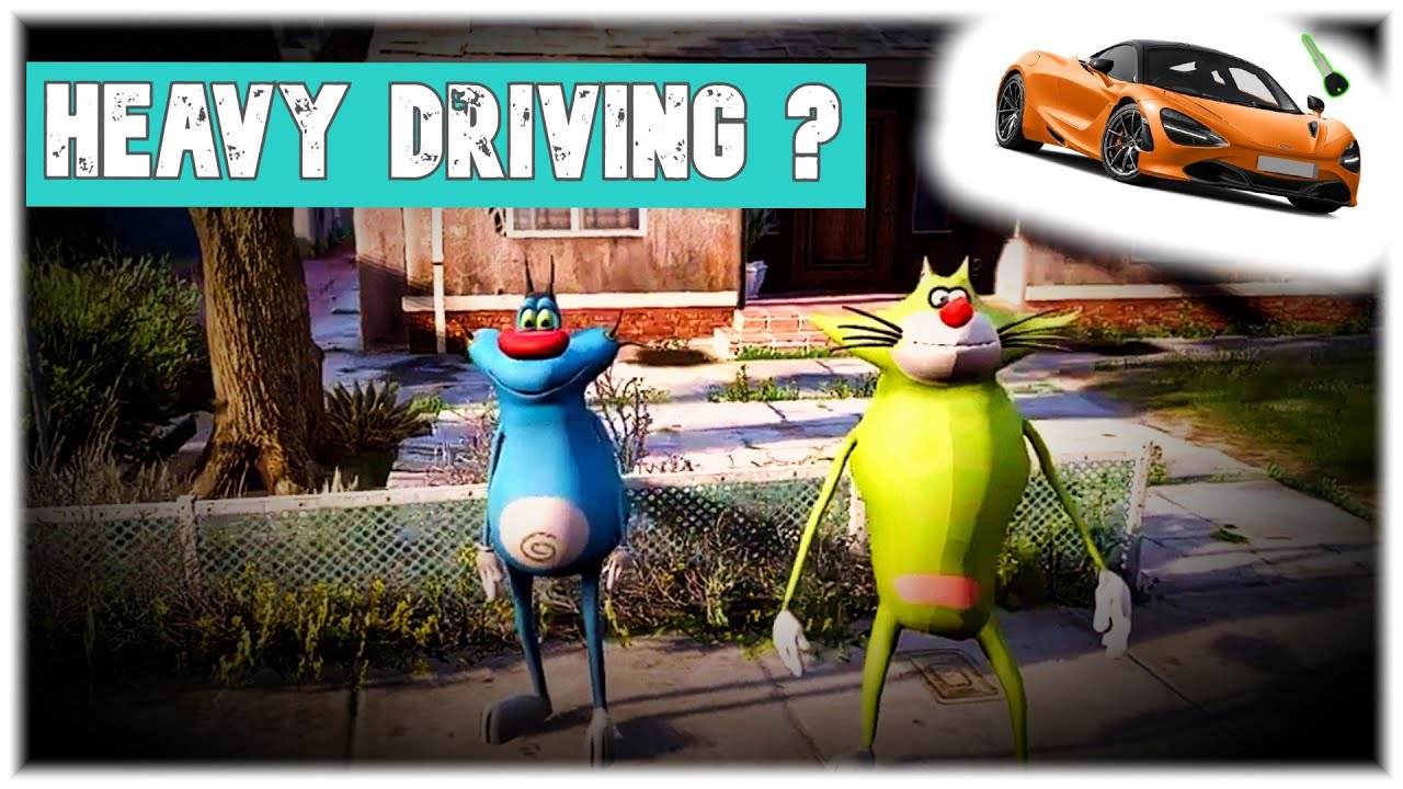 Oggy And Jack | HEAVY DRIVING GUN FIGHT ? SAVE OLIVIA ? - YouTube