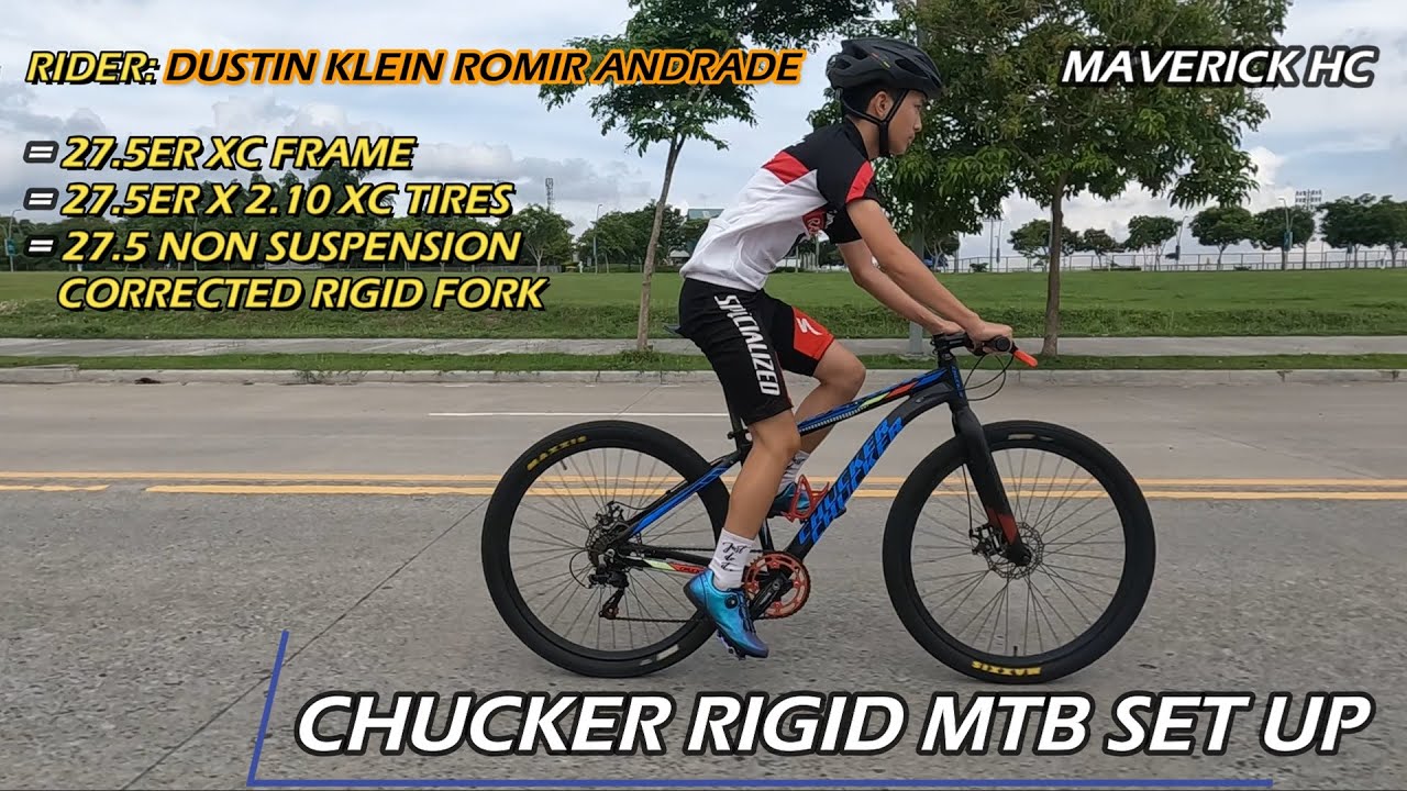 Bikecheck sa CHUCKER Rigid MTB ni Dustin Klein Romir Andrade - YouTube