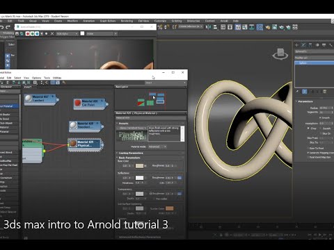 3ds max intro to Arnold tutorial 3 - YouTube