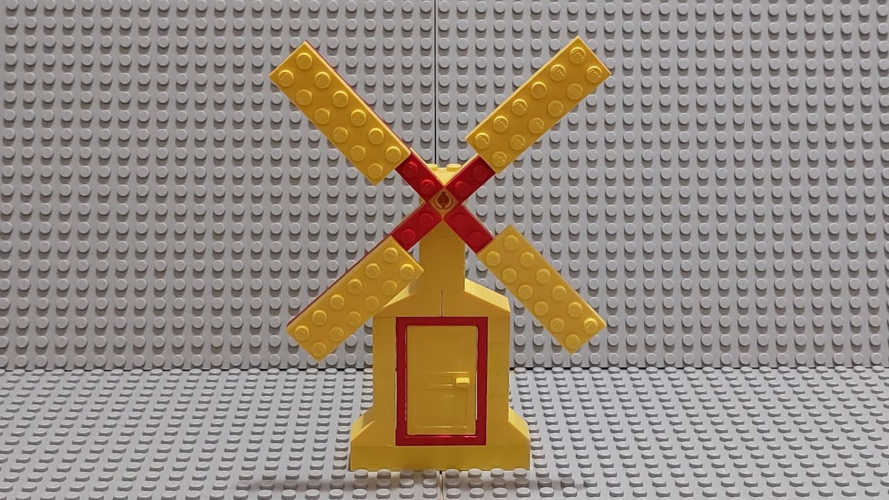 ASMR Easy Lego Windmill Tutorial (No Talking) - YouTube