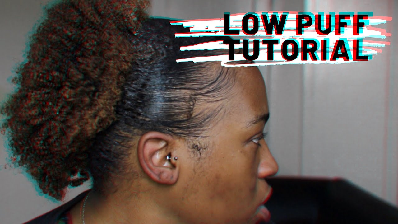 SLEEK LOW PUFF TUTORIAL | How to slick type 4 Natural hair - YouTube