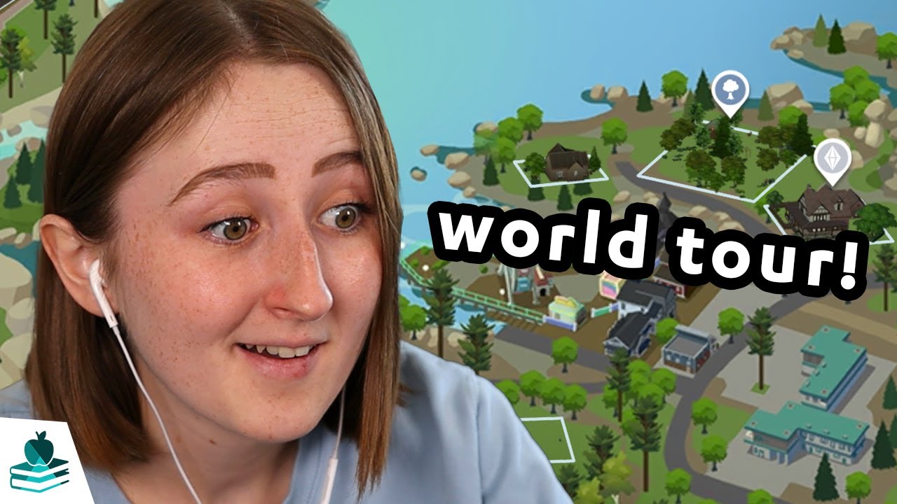 EVERYTHING in the new world from The Sims 4: High School Years - YouTube