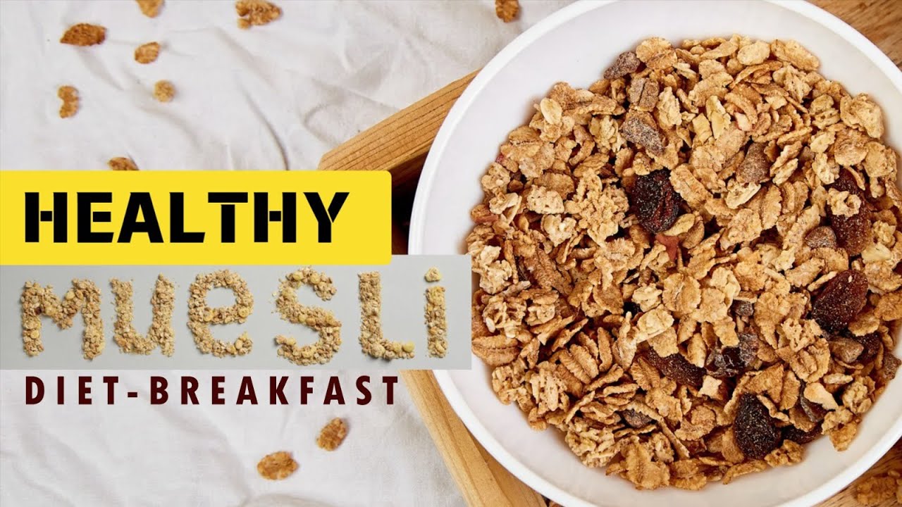 బరువు తగ్గాలనుకునే వారికి Best Breakfast | Healthy Muesli Recipe for ...