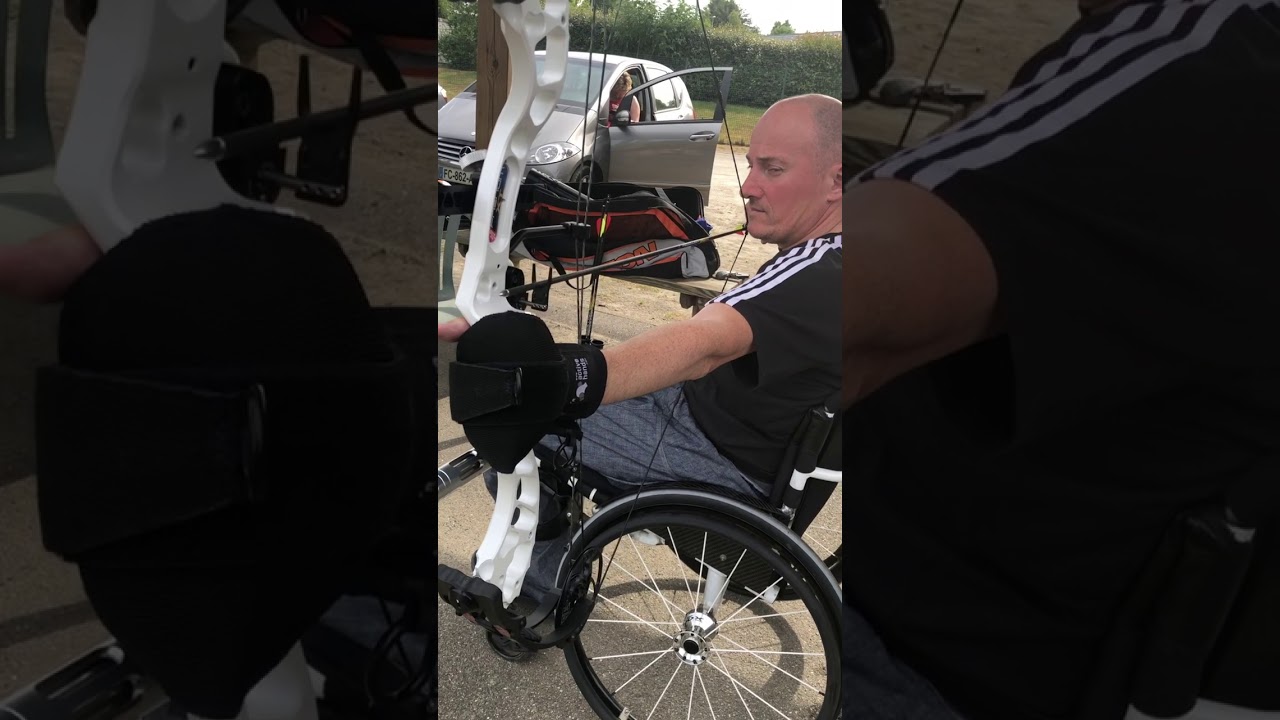 Damien Letulle Paralympic Archer | Active Hands Gripping aids - YouTube