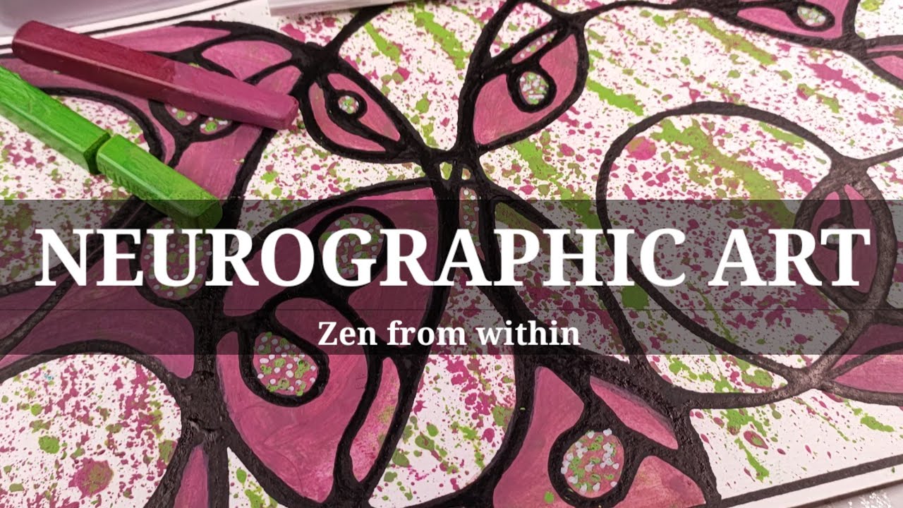 NEUROGRAPHIC ART TUTORIAL using MIXED MEDIA - YouTube