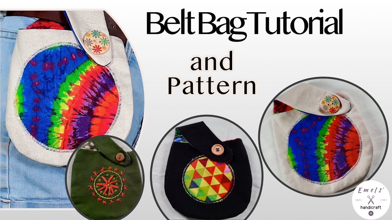 Easy Belt Bag Tutorial/ 2 Sizes - YouTube