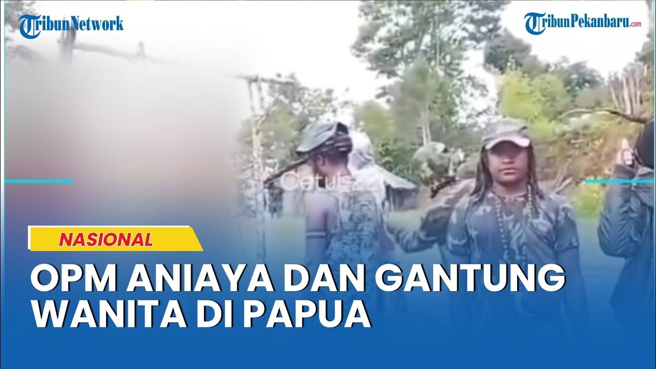 KEJI, OPM Aniaya Ibu dan Anak Perempuan di Distrik Biandoga Intan Jaya ...