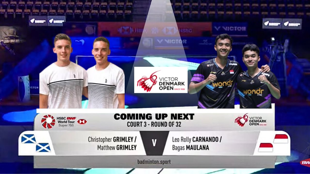 Leo Roli Carnando/Bagas Maulana (INA) vs Christoper Grimley/Matthew ...