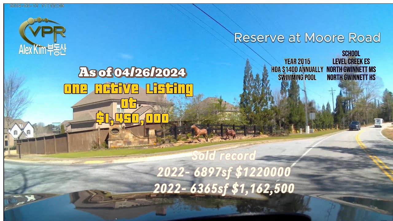 Alex Kim 부동산 RESERVE AT MOORE RD-Georgia Community Library 조지아 주택단지를 ...