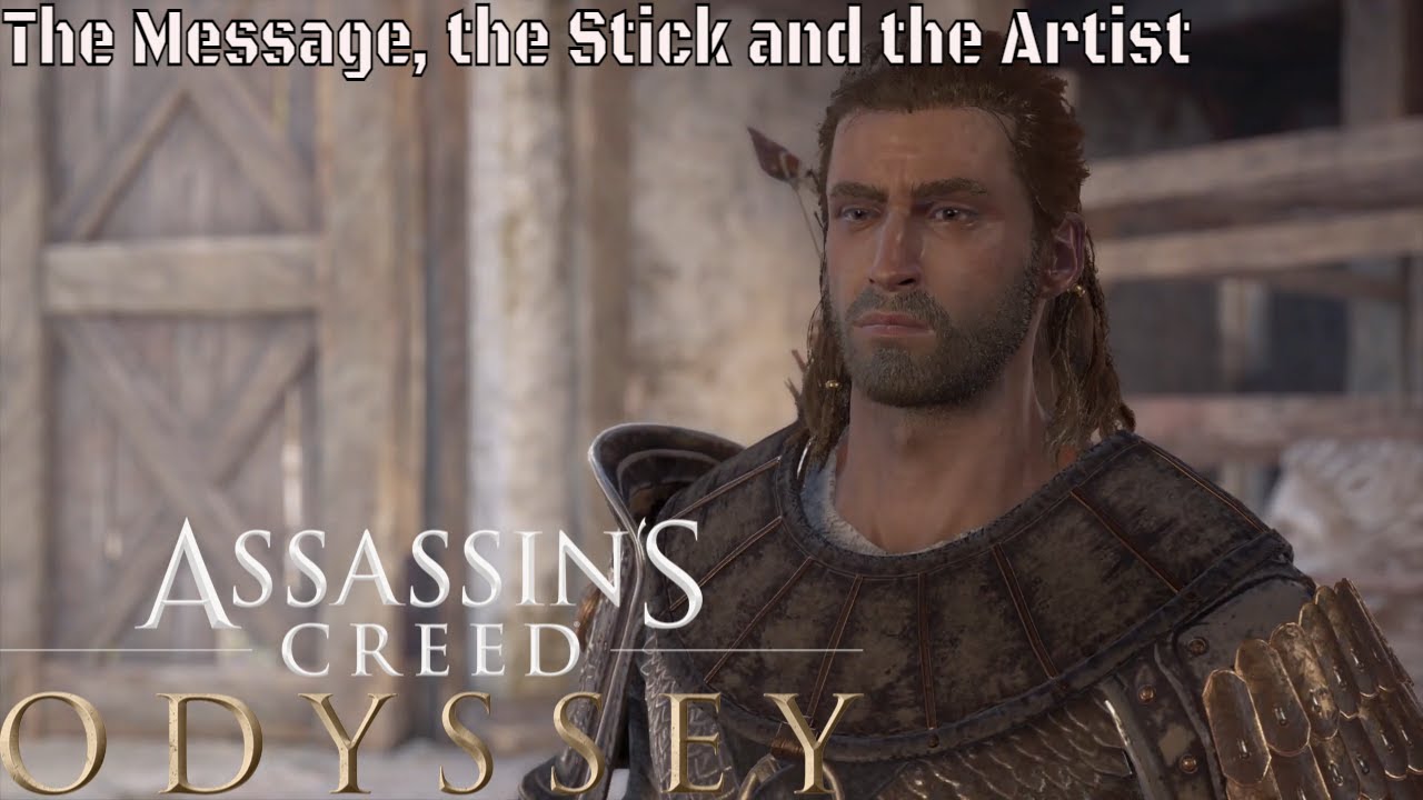 Assassins Creed Odyssey - The Message the Stick and the Artist (PS4 ...