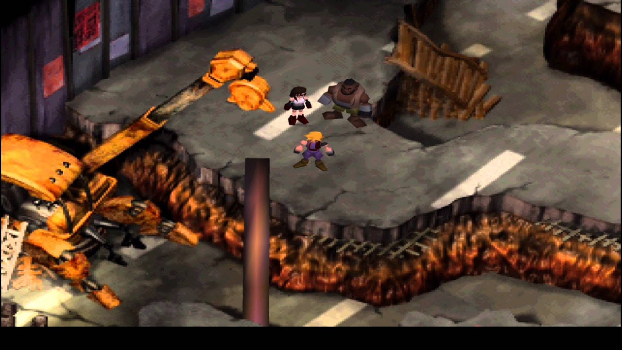 Final Fantasy 7 part 10 the fall of Sector 7 - YouTube
