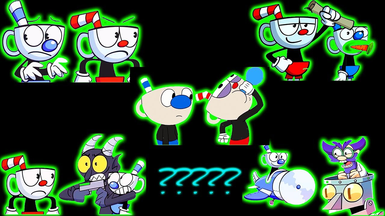 100 ANIMATIONS THE CUPHEAD SHOW! {Mega Compilation} Sound Variations in ...