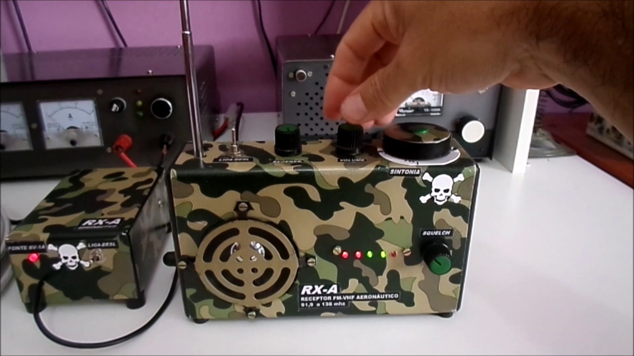 " RX-A " - RECEPTOR DE FM e VHF AERONÁUTICO COM SQUELCH . - YouTube