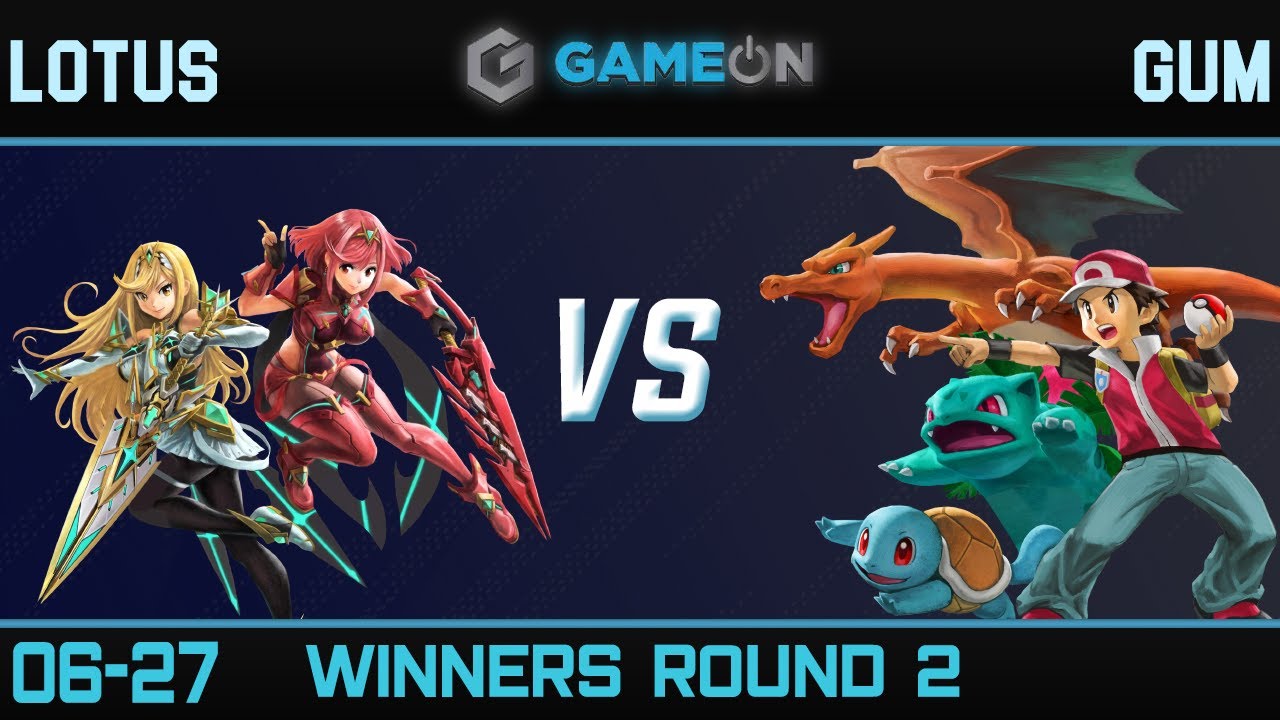 Lotus (Pyra/Mythra) vs gum (Pokemon Trainer) - Game On 6/27 Winners R2 ...