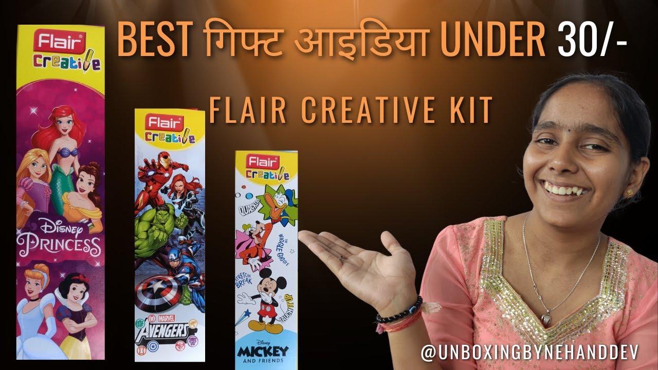 Unboxing Flair Creative Kits! The BEST Gift Under ₹30? | Neh and Dev ...