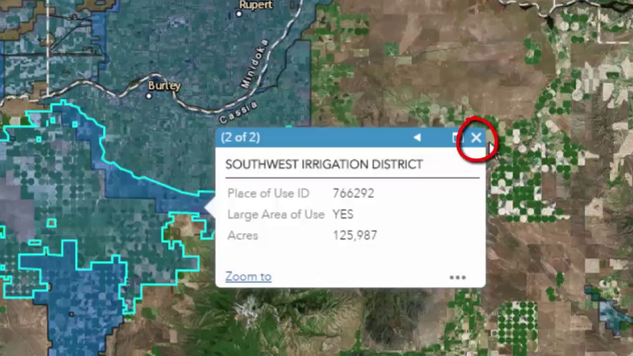 How to use the Irrigation Organizations Map - YouTube
