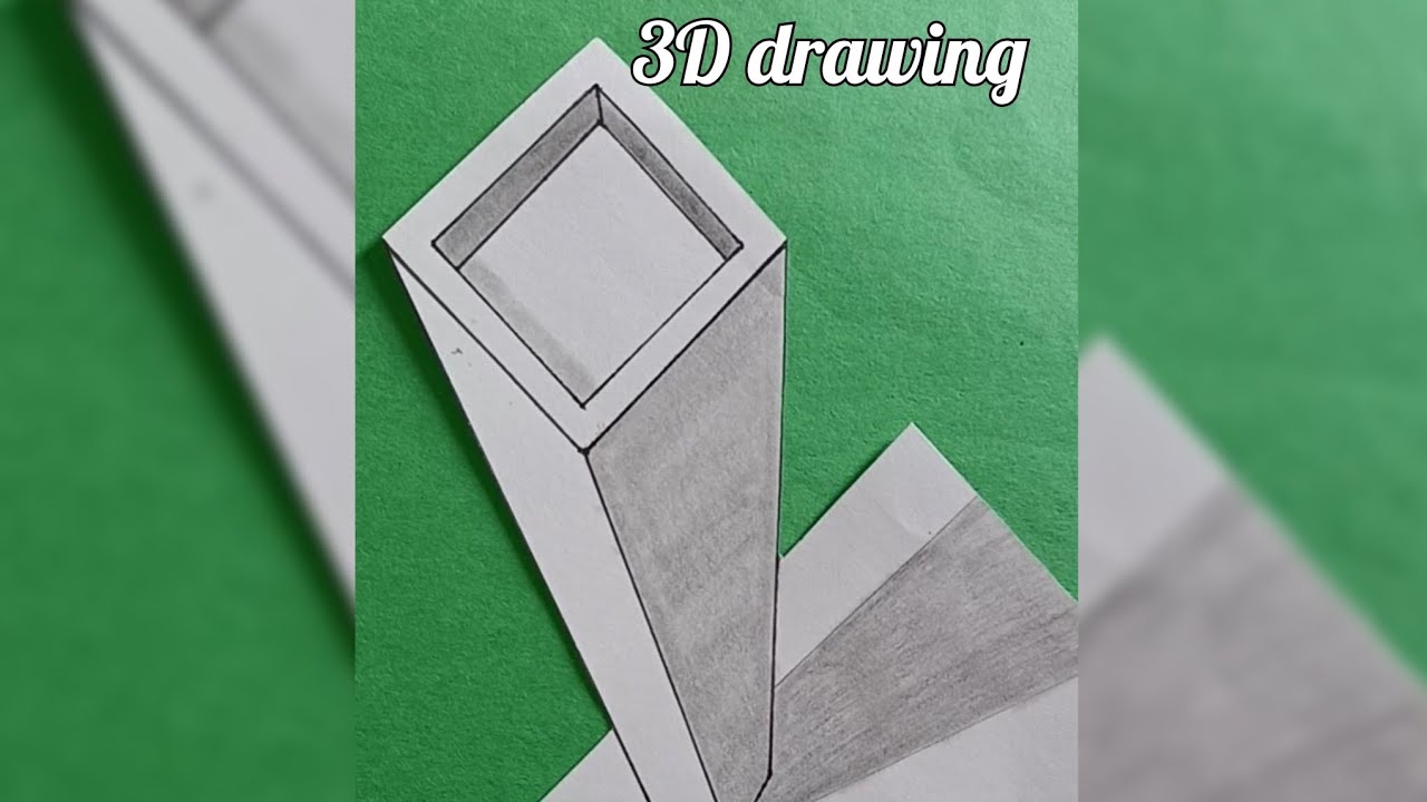 how to draw 3d easy drawing 😨😱// 3D drawing//#3d #3danimation #3dart # ...