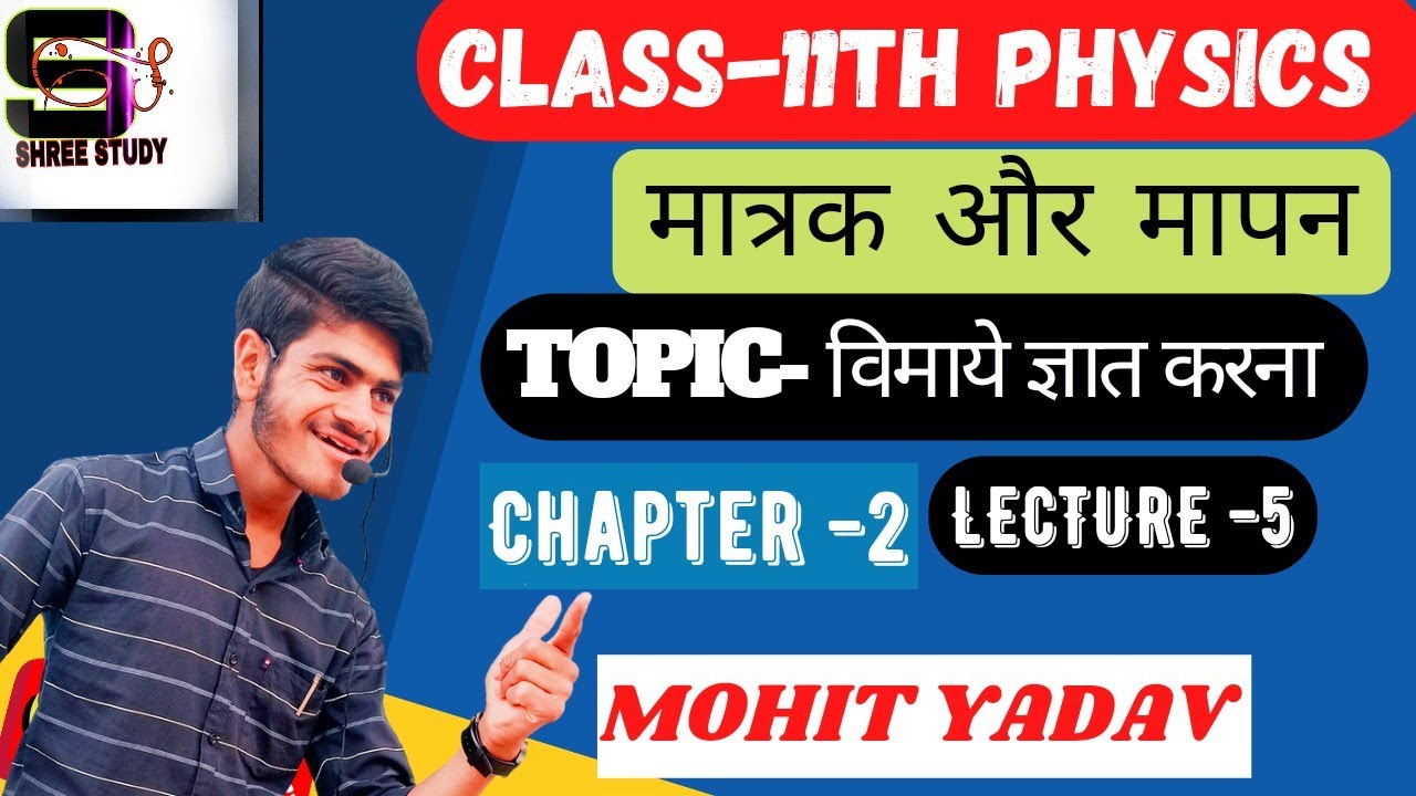 Class-11th physics,chapter-2(मात्रक और मापन), lecture -5,in Hindi ... Class-11th physics,chapter-2(मात्रक और मापन), lecture -5,in Hindi ...