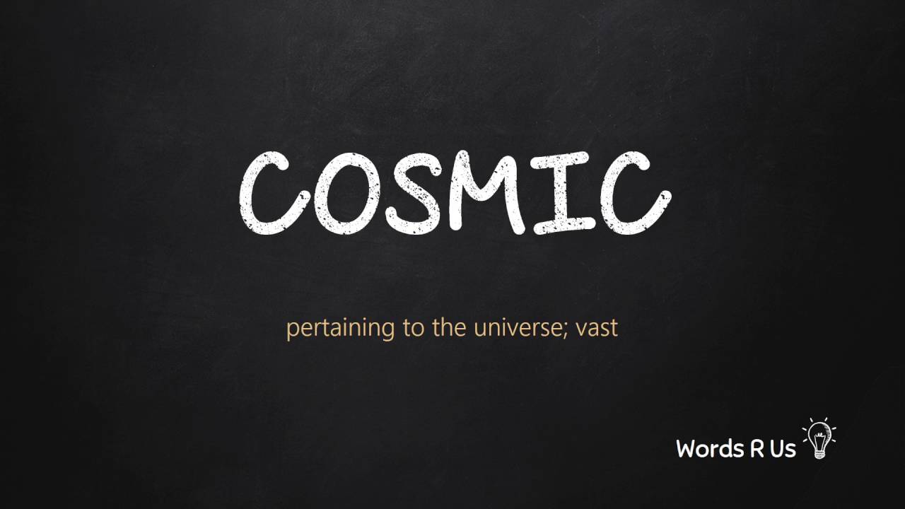 How to Pronounce COSMIC in American English - YouTube