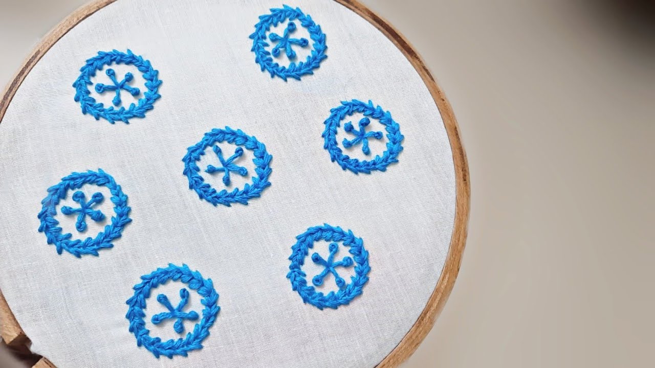 All Over Design for Dress/Kurti (Hand Embroidery Work) - YouTube