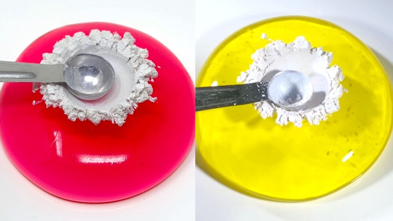 Pigment Slime Mixing - Satisfying Slime ASMR Video #1 - YouTube