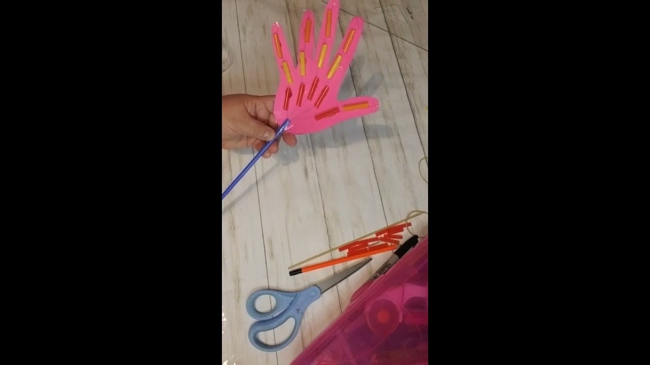 DIY Model of a hand for kids - YouTube