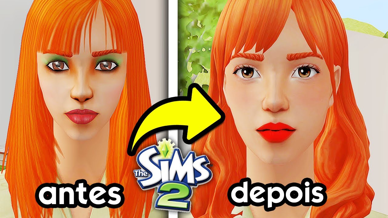 COMO DEIXAR OS SIMS MAIS BONITOS COM DEFAULTS NO THE SIMS 2 - YouTube