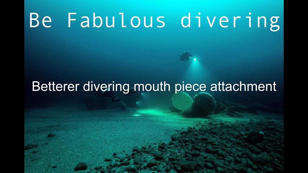 A better way to attach your divering mouth piece (particularly for CCR ...