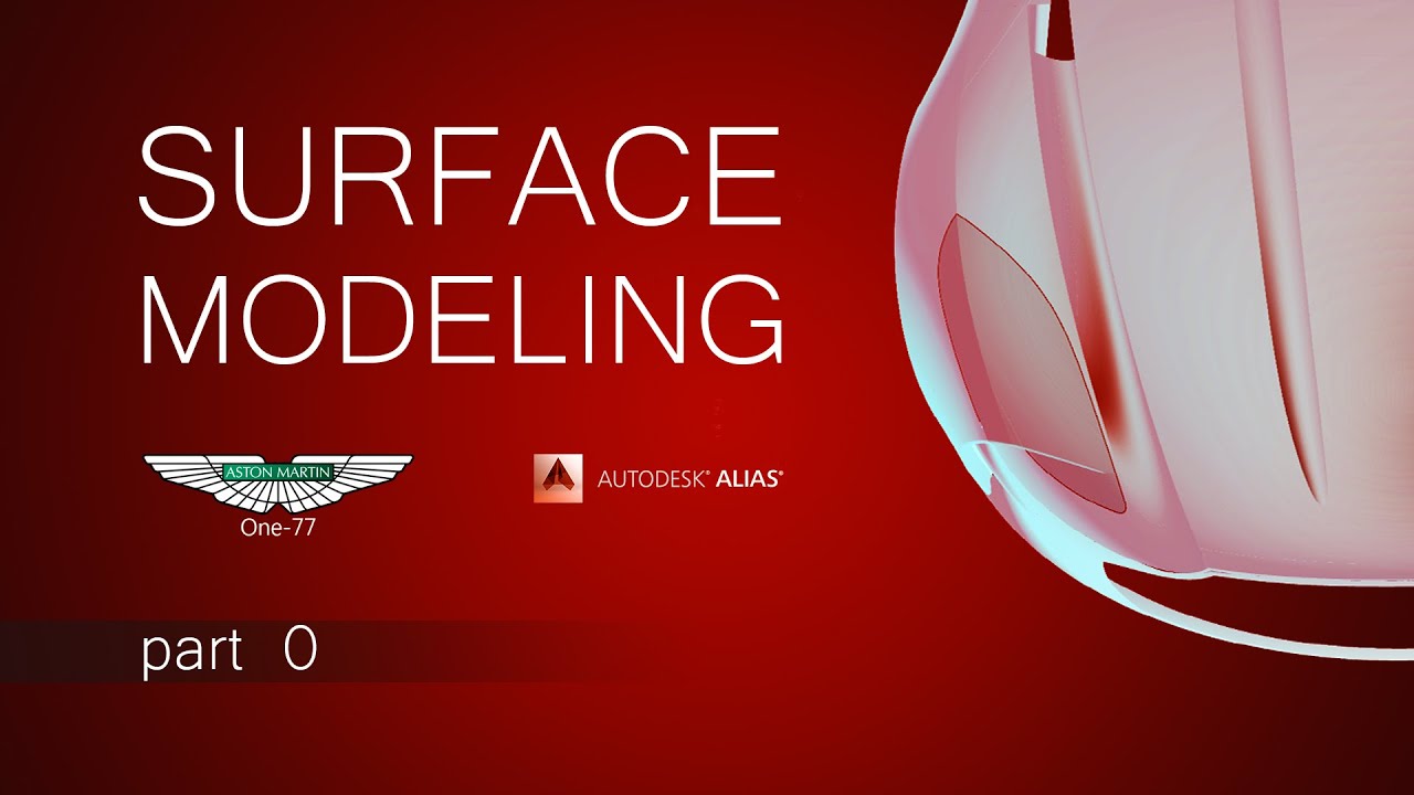 Surface modeling Aston Martin One-77, in the Alias surface (automotive) from AUTODESK | part 0 ...