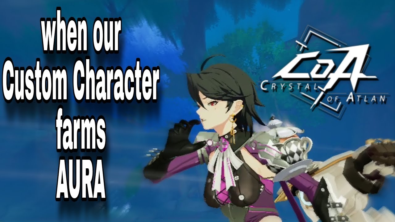 OUR custom character is the MC | Crystal of Atlan - YouTube