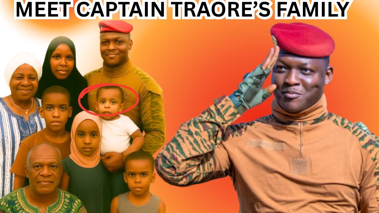 captain ibrahim traore's family the president of burkina faso ||wife ...