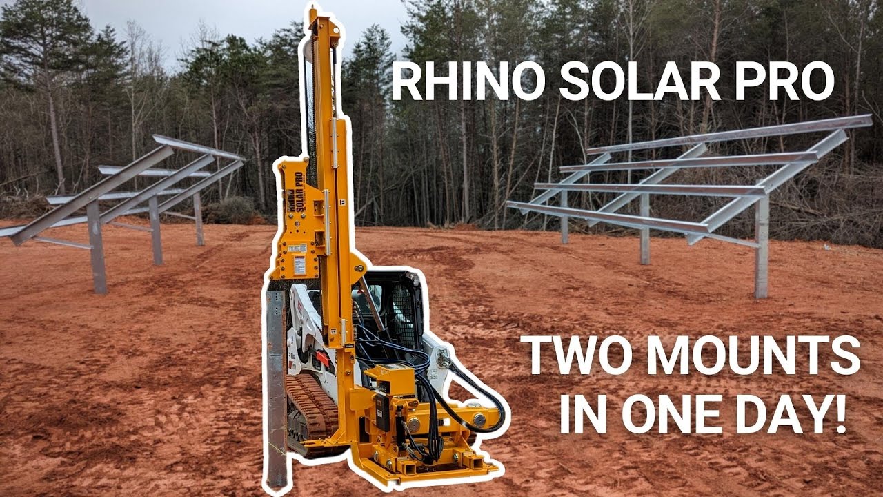 Improving our efficiency with the new Rhino Solar Pro - YouTube