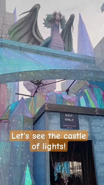 Castle of lights! - YouTube