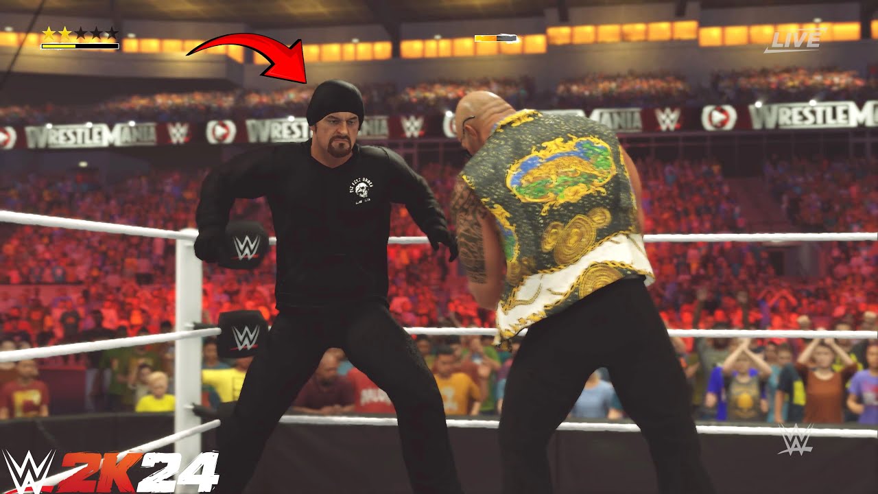 The Undertaker delivers an epic Chokeslam to The Rock: WrestleMania XL ...