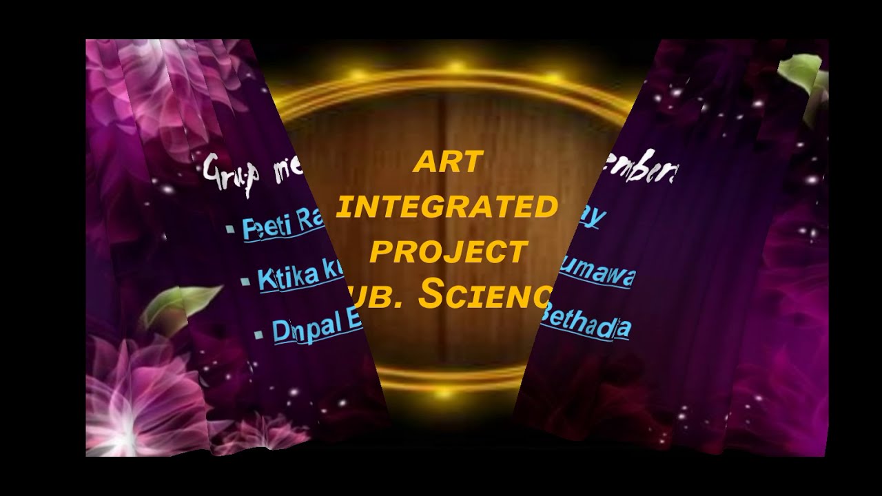 Art integrated project science Topic=Light - YouTube
