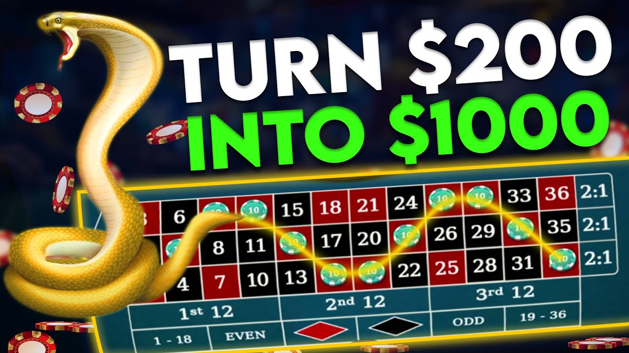 Snake Roulette Strategy 🐍 Turn 200$ Into Massive Wins 💵 Proven System ...