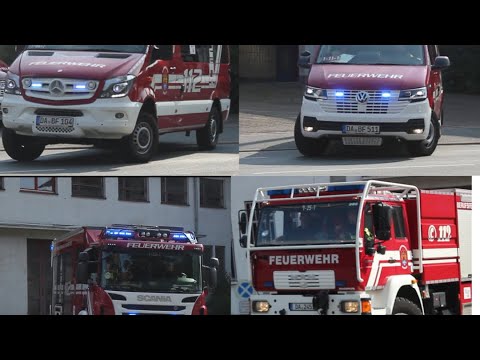 Einsatzfahrten der Berufsfeuerwehr Darmstadt - YouTube