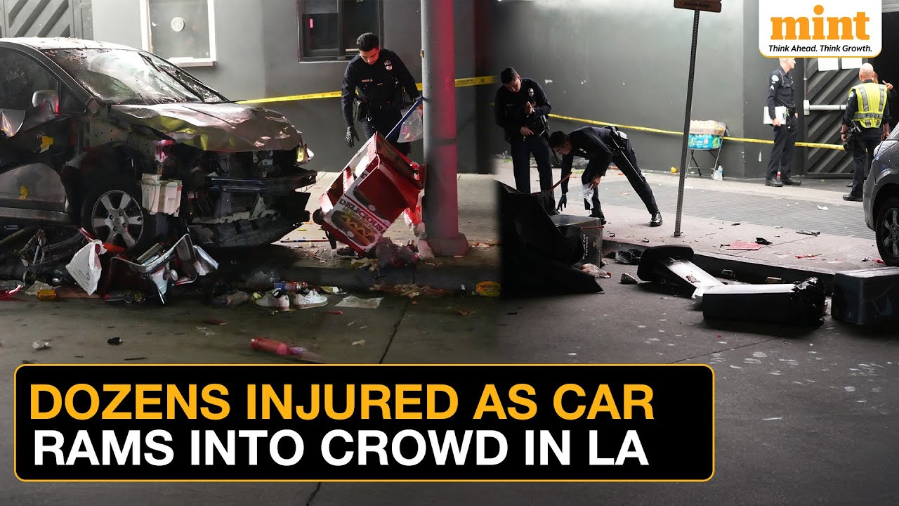LA Car Crash: Dozens Injured Outside Nightclub After Car Plows Into ...
