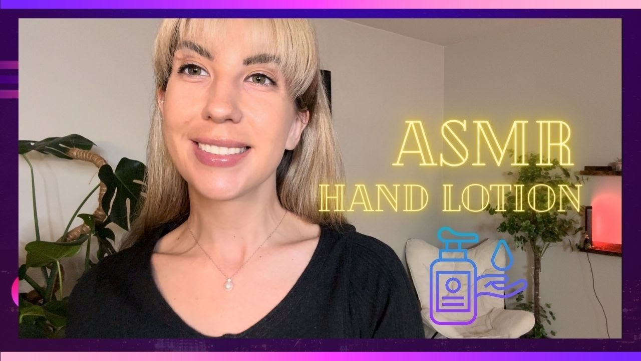 ASMR 1 Hour Lotion Hand Sounds for Your Sleep / Звуки Рук 💤💤💤 - YouTube