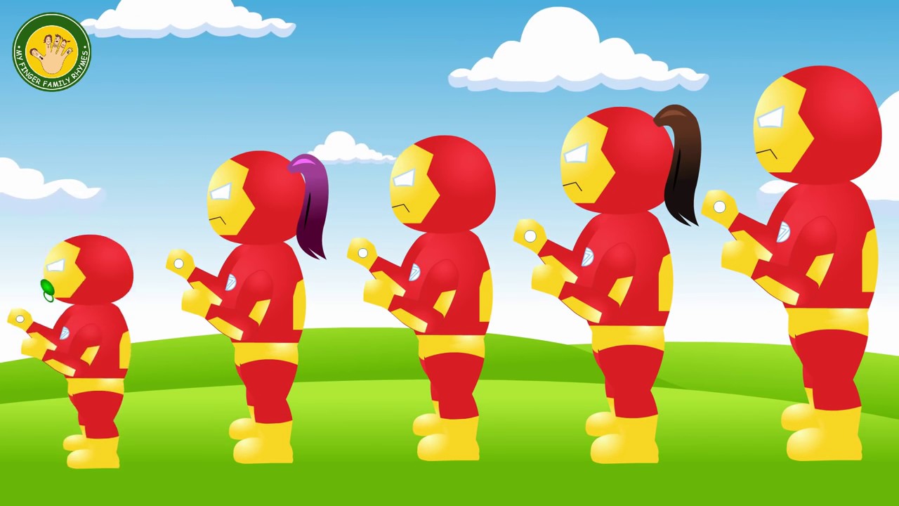 Finger Family Collection Superman Vs Cartoon Hulk Finger Family and ...