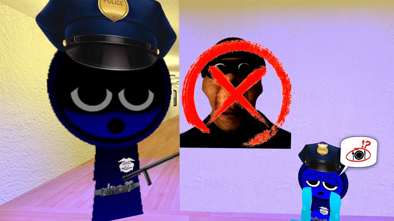 Sprunki Police Jevin wants me to find and Destroy Obunga Thief - YouTube