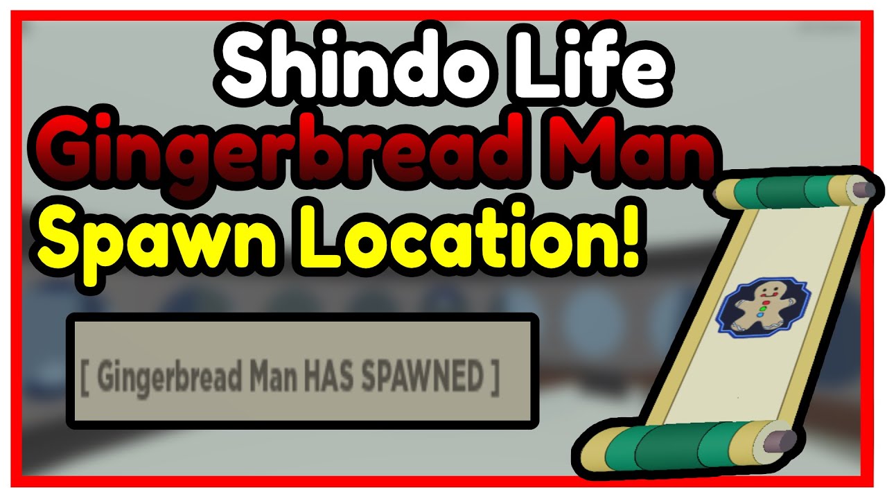 Shindo Life - Gingerbread Man SPAWN LOCATION! (Shindo Life ROBLOX ...