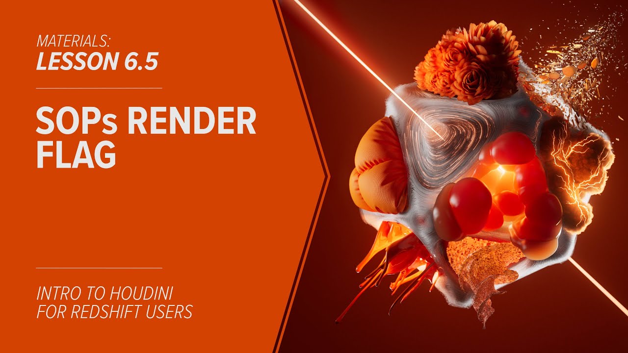 6.5 - MATERIALS - SOPs Render Flag in Houdini - YouTube