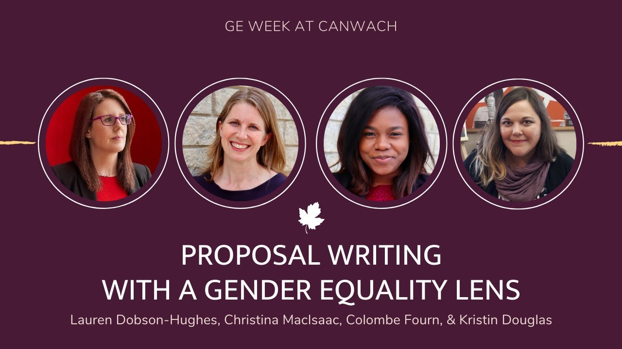 Proposal Writing With A Gender Equality Lens - YouTube