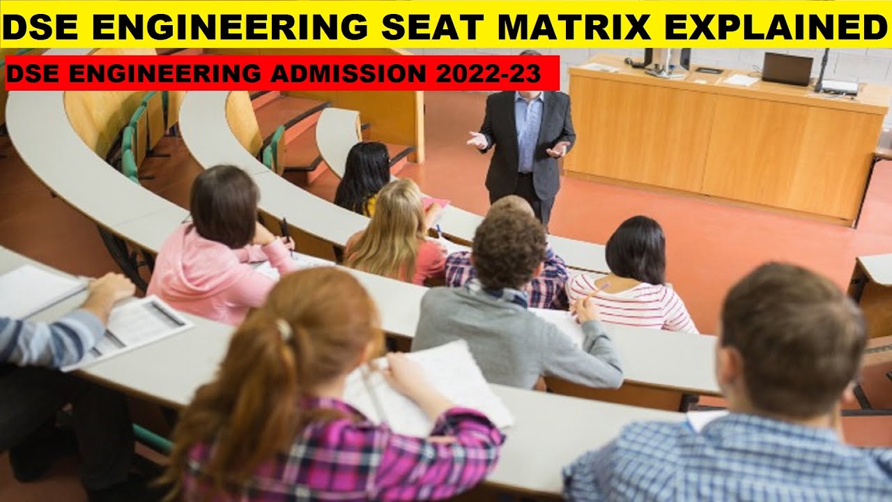 DSE engineering admission seat matrix explained | Direct second year engineering 2022-23 - YouTube