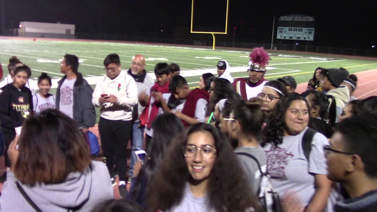 Cesar E. Chavez High School Titan Band 11-02-19 Halftime Competition ...