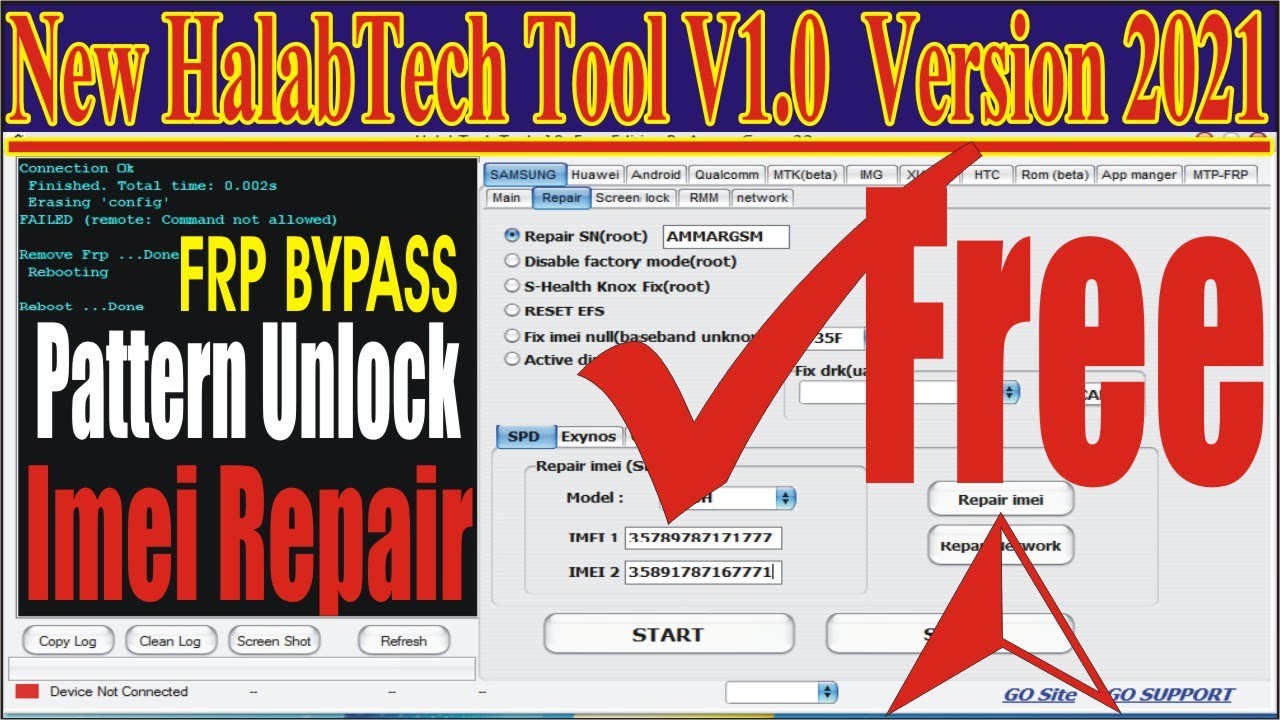 SecreenLock Frp Unlock Tool | Samsung Huawei Xiaomi Android | Halabtech ...
