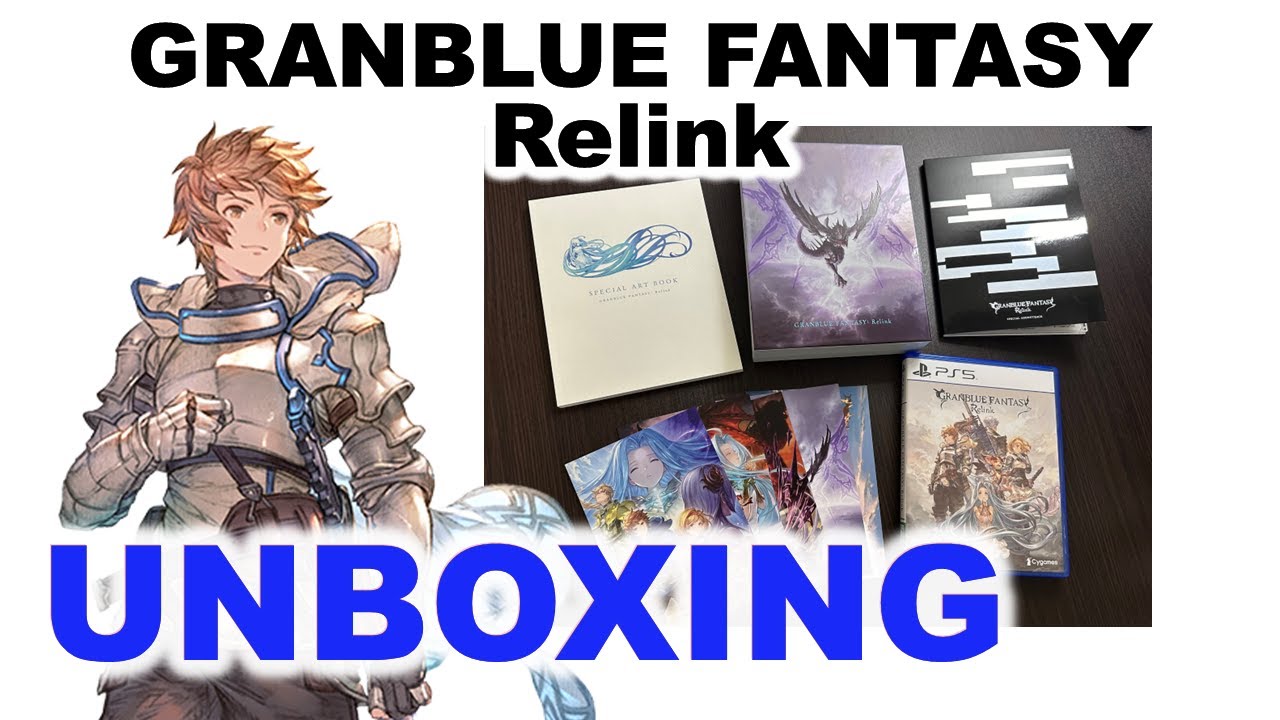 【Japan Exclusive】Unboxing GRANBLUE FANTASY Relink Deluxe Edition ...