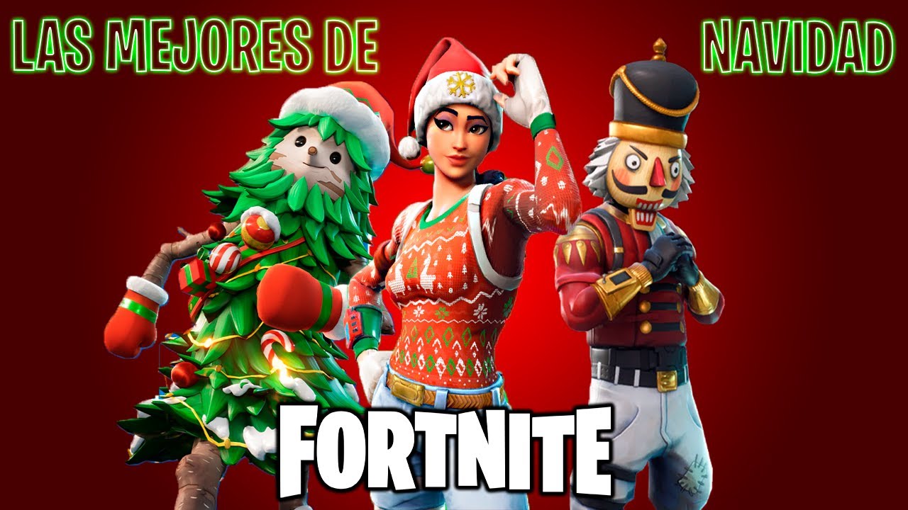 Las Mejores Skins NAVIDEÑAS en Fortnite - YouTube