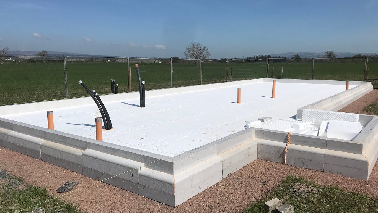 Isoquick insulated slab pre concrete walk round. Diy passive house ...